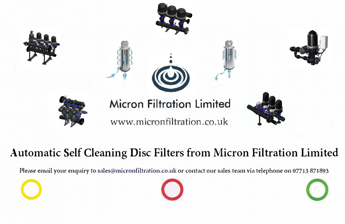 Self Cleaning Automatic Disc Filters - MICRON FILTRATION LIMITED